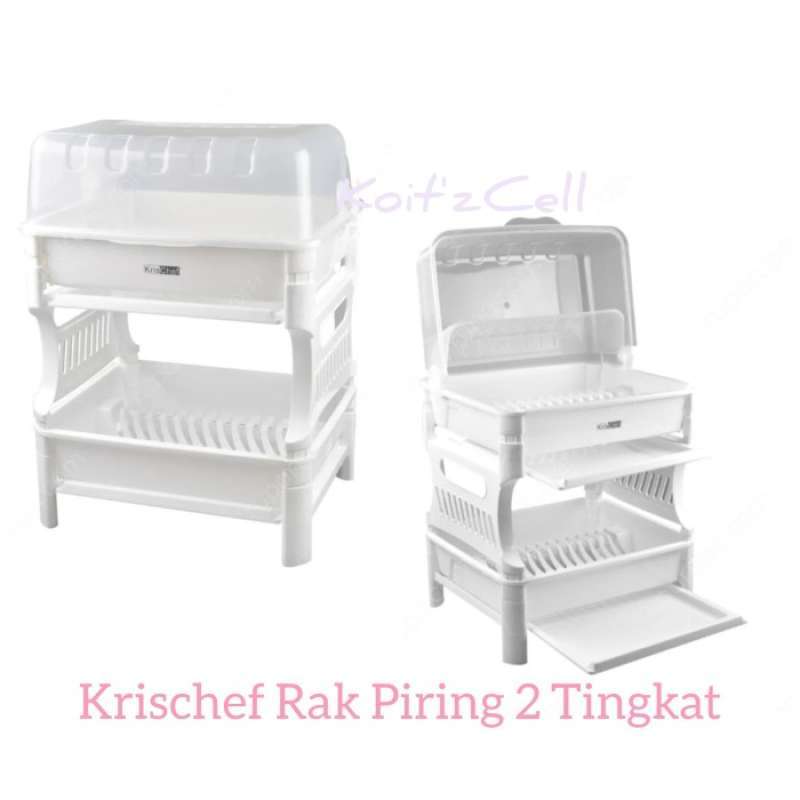 Promo Ace - Krischef Rak Piring 2 Tingkat/Rak piring 2 Susun ...