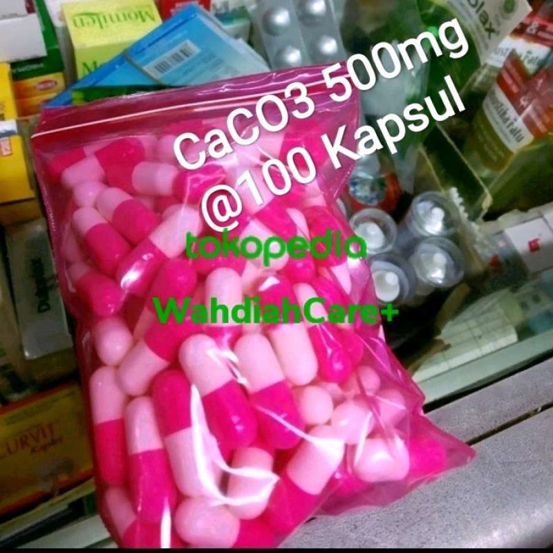 Promo Tahun Ini Aja Kak Caco 3 500Mg Isi 100 Kapsul, Caco3, Kalaium ...