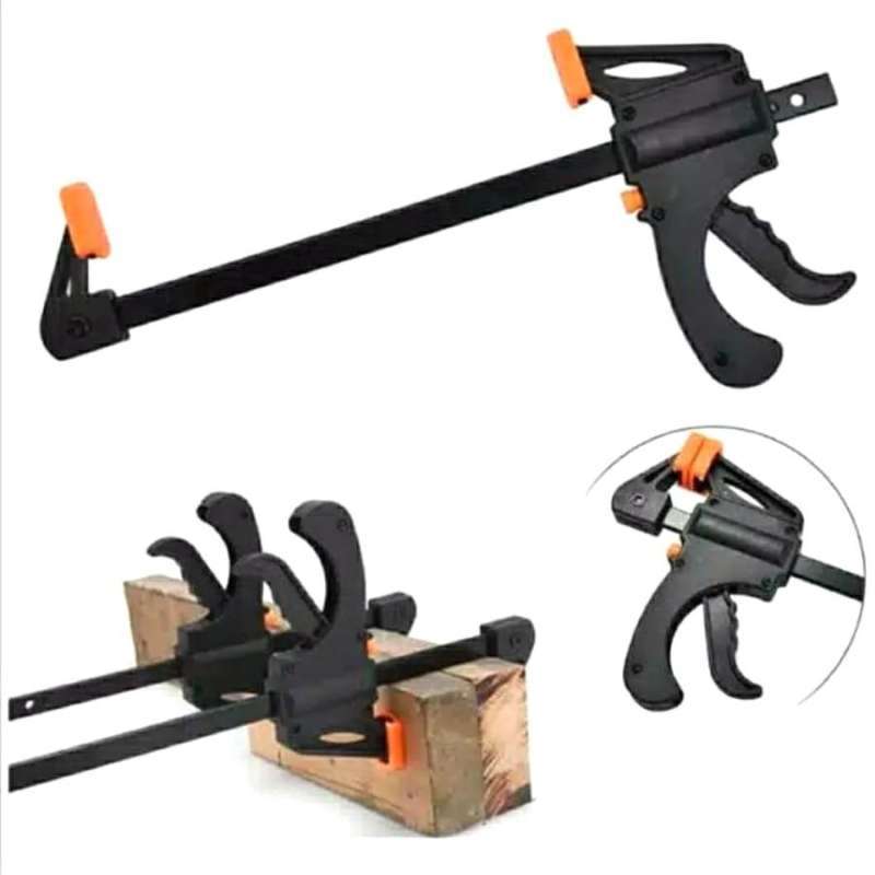 Jual Clamp Penjepit kayu 4 inch Klem F Klem Kayu Speed Squeeze ...