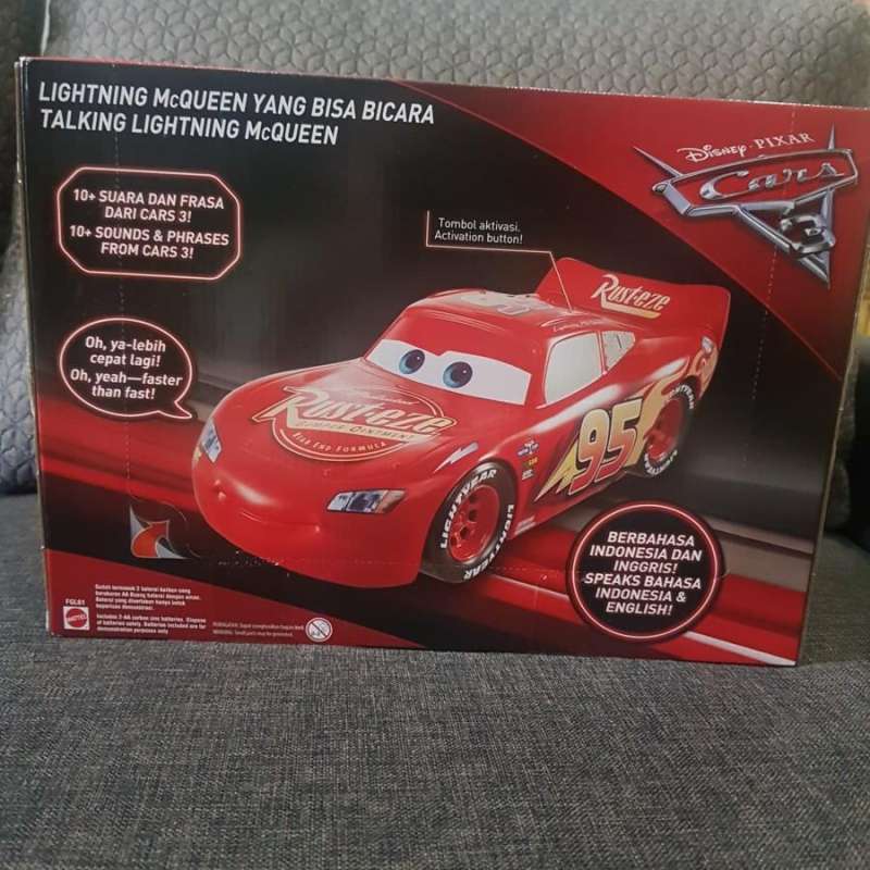 Jual Mattel disney pixar Cars 3 lightning mcqueen mobil berbicara di ...
