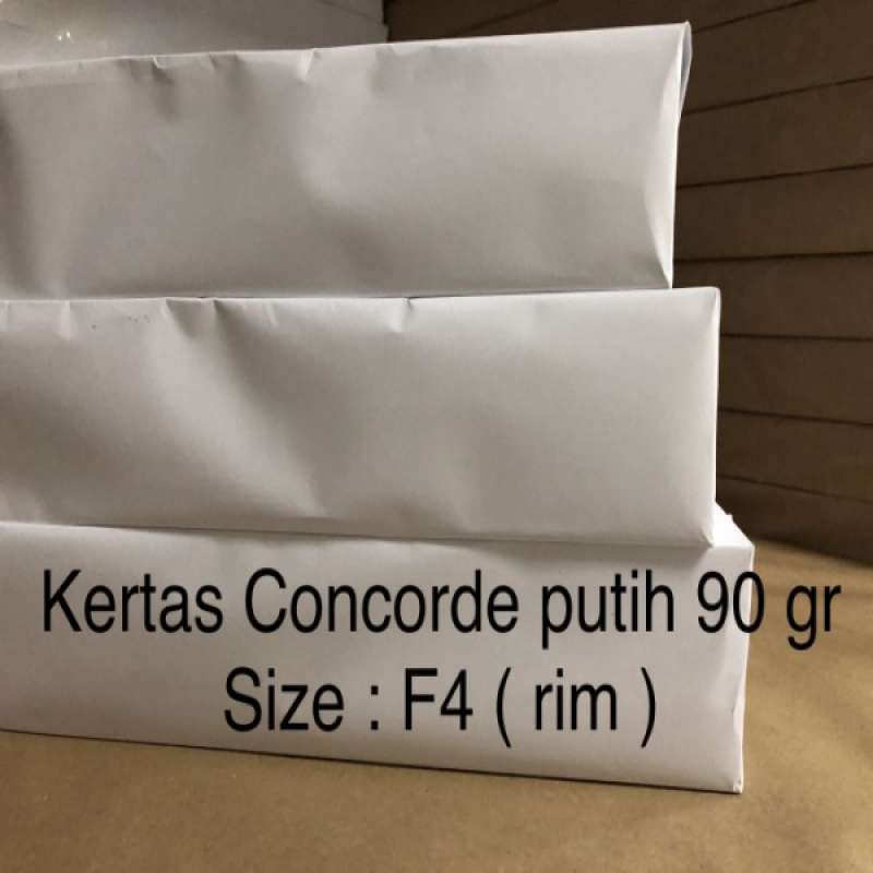 Jual Kertas Concorde Putih 90 Gr ( F4 / Rim ) di Seller Kerrin Store ...