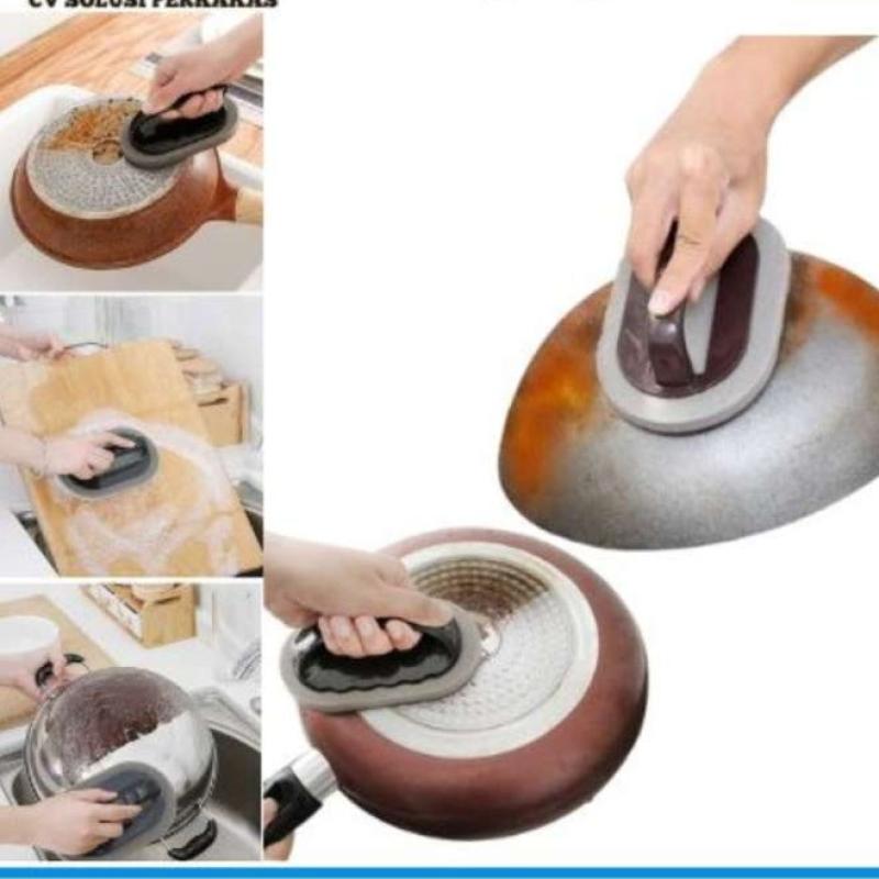 Jual Sikat Cuci Piring Dapur Pembersih Karat Besi Kerak Wajan Panci ...