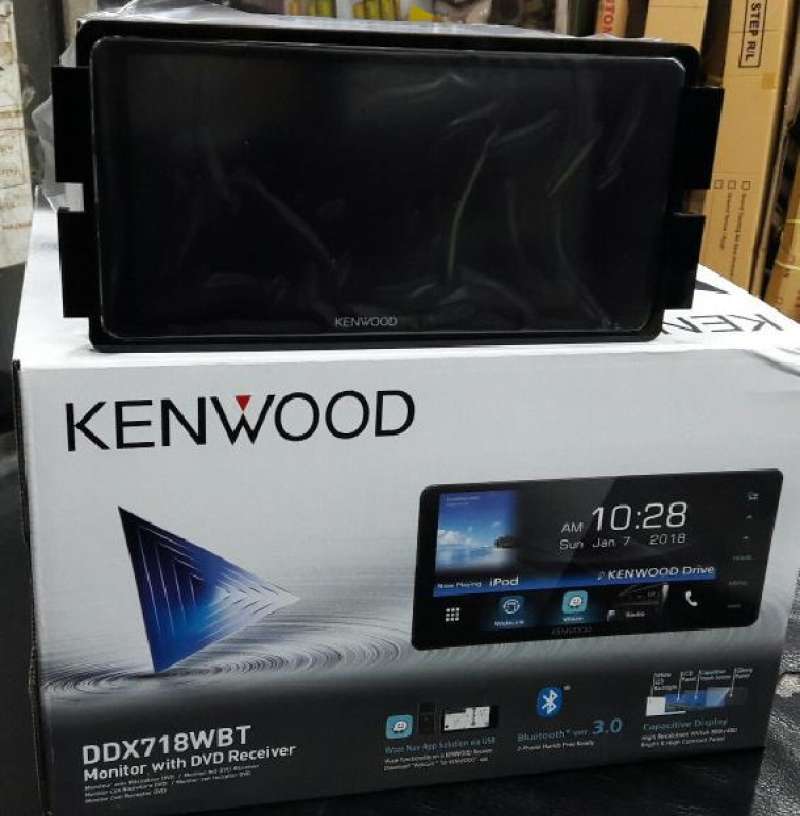 Jual Frame Audio Headunit 6.95 Expander Hitam Khusus Kenwood 718 Wbt Di ...