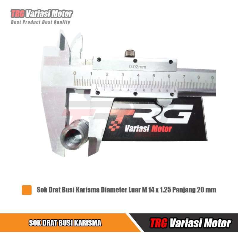 Promo Sok Drat Busi Karisma Over Bosh Trg Bahan Besi Baja Diameter Luar ...
