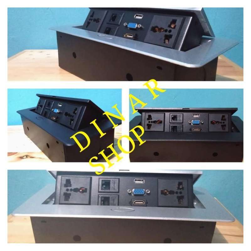 Jual STOP KONTAK MEJA &LANTAI ( HDMI, VGA, USB, DATA, TELEPON & POWER ...