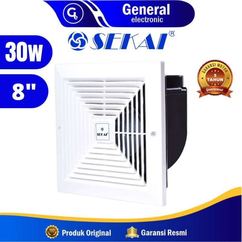 Jual SEKAI Exhaust Fan MVF 893 - Kipas Angin Exhaust Plafon di Seller General Electronic ...