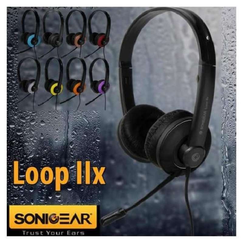 Jual Sonicgear/Sonic Gear Hp Loop IIX/II X Multimedia Headset with Mic ...