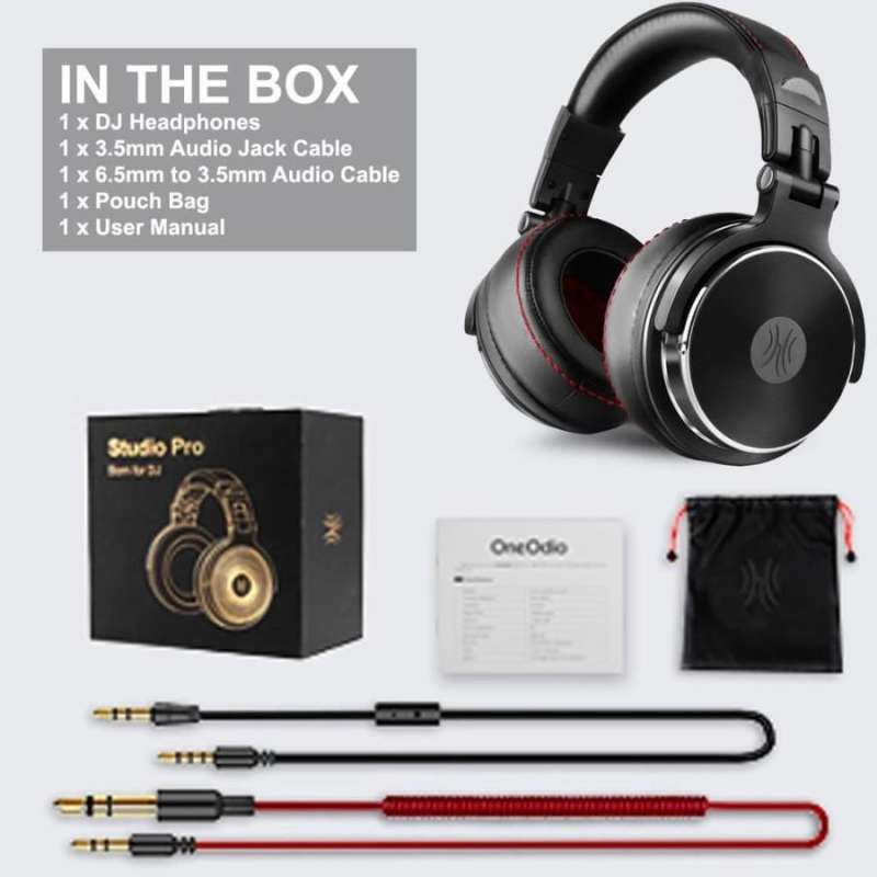 Jual Gaming Headphone Headset Studio Pro Dj With Mic - Pro-50 - Black ...