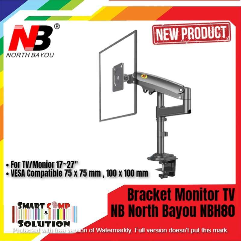 Jual Bracket Monitor TV VESA 75x75 100x100 - Braket TV NB North Bayou NBH80 di Seller Smart Comp ...