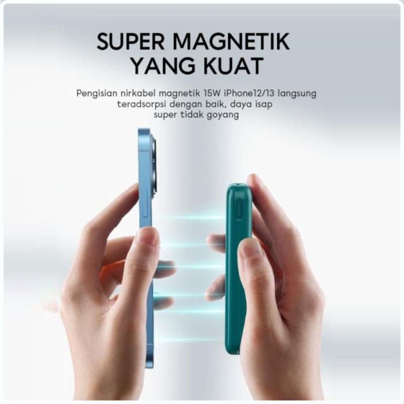 Promo Vivan Vpb-w12 Powerbank Wireless Magnetic MagSafe iPhone 12 13 ...