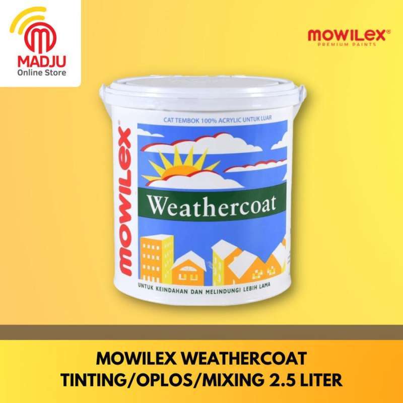 Jual Mowilex Weathercoat Tinting/oplos/mixing 2.5 Liter di Seller Toko ...