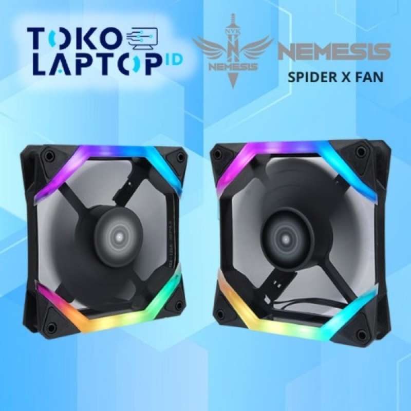 Jual NYK Nemesis Fan Spider X Case RGB Lighting 12cm Diameter di Seller ...