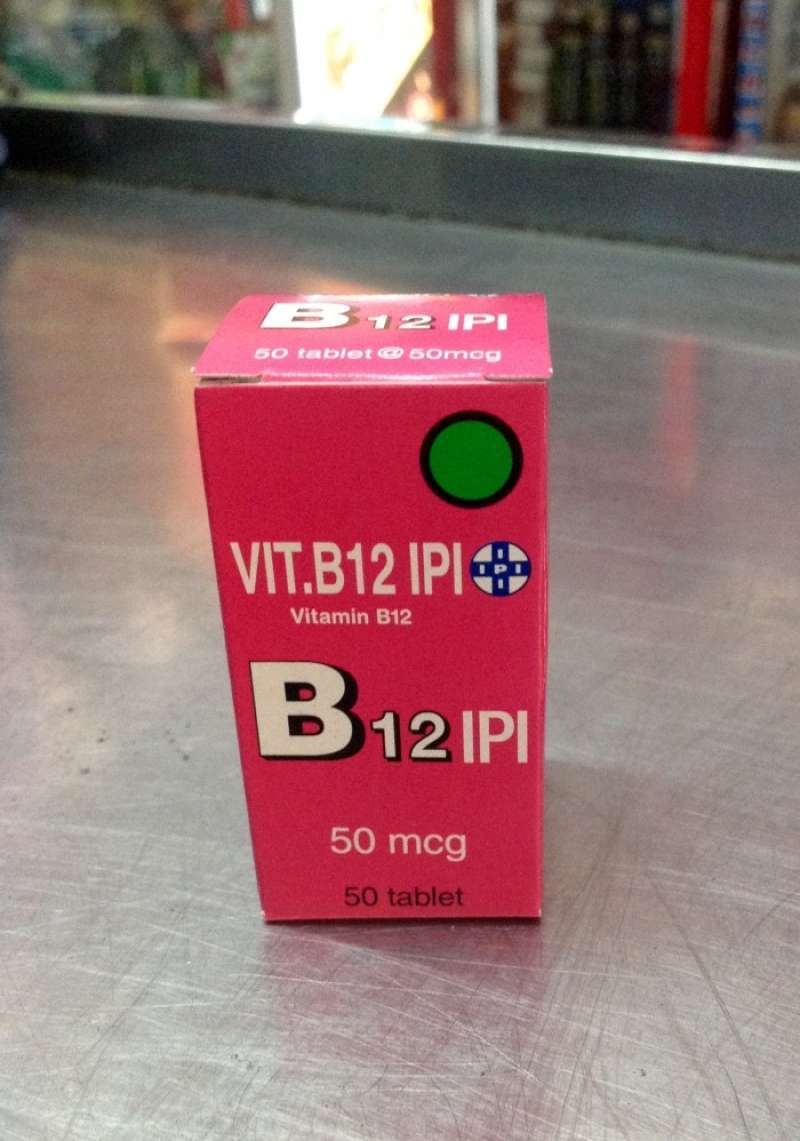Promo Vitamin B12 IPI 50 mcg 50 Tablet | Vit.B 12 IPI 50 mcg 50 Tablet ...