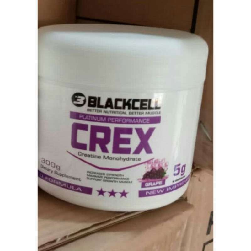 Jual BLACK CELL CREX CREATINE Monohydrate 300gr POWDER - Anggur di ...