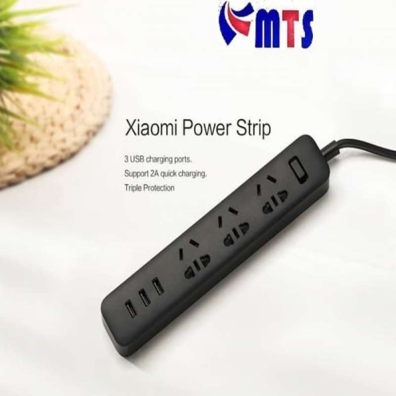 Jual Colokan Listrik Smart Power Strip Plug Adapter With 3 Usb Port di ...