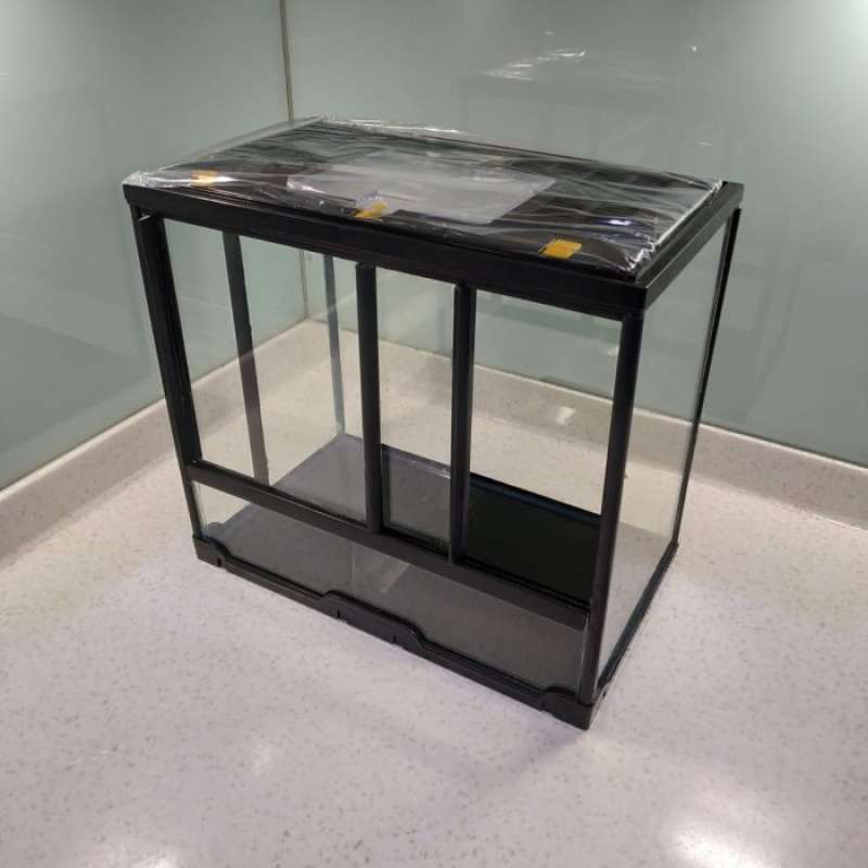 Jual AQUARIUM NIKITA TERRARIUM M 36 CM / KANDANG REPTIL KADAL IGUANA GECKO di Seller Enigma ...