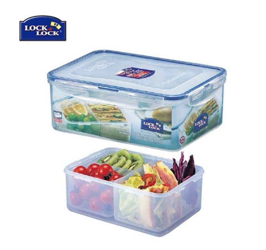 Jual Lock&Lock Food Container Hpl826C - Rectangular Short 2.6L W ...