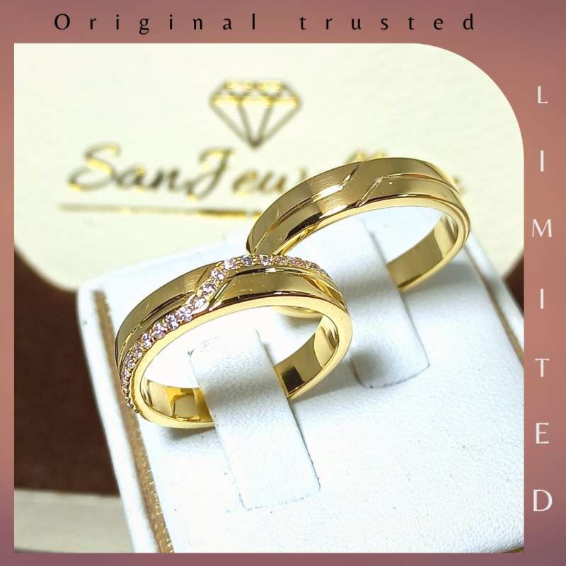 Contoh Cincin Nikah Emas 950 Untuk Perempuan - LondonrilBlake