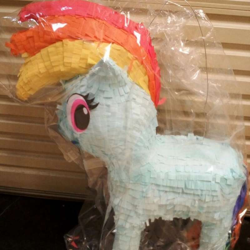 Promo pinata unicorn rainbow/pinata little pony/pinata custom/pinata ...