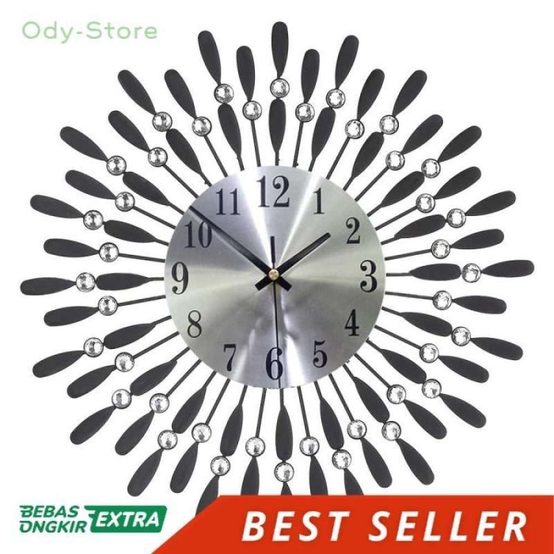 Jual Jam Dinding Unik /Jam Dinding Minimalis 3D Model Luxury Diamond di ...