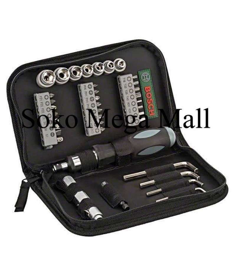 Jual Available Bosch X-line 38 Screwdriver Set / Obeng Tangan dan 38pcs ...