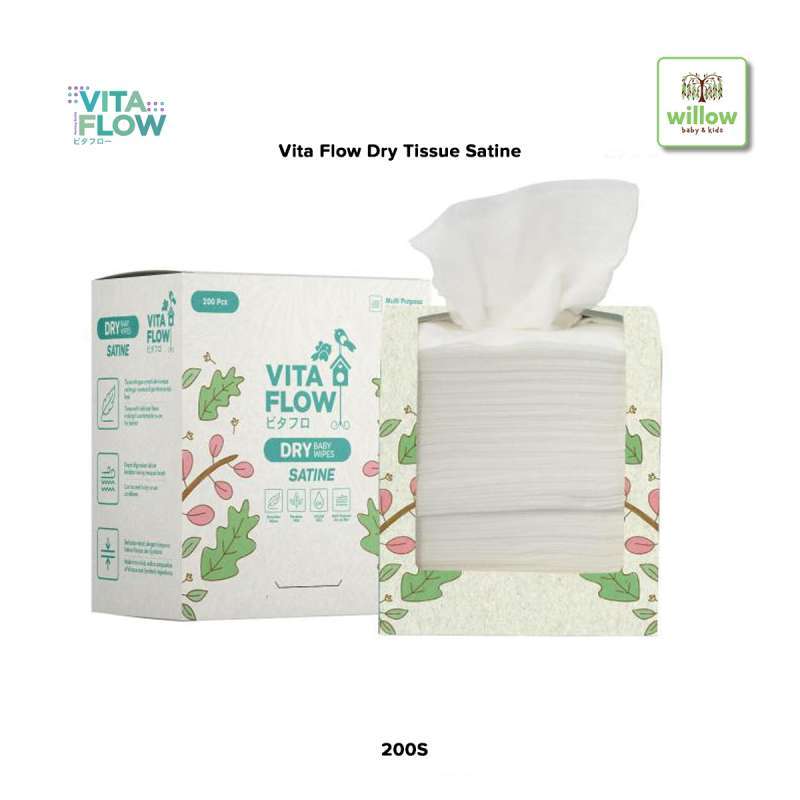 Jual Kebersihan - Vita Flow Dry Tissue Satine di Seller Willow Baby Shop - Kota Surabaya, Jawa ...