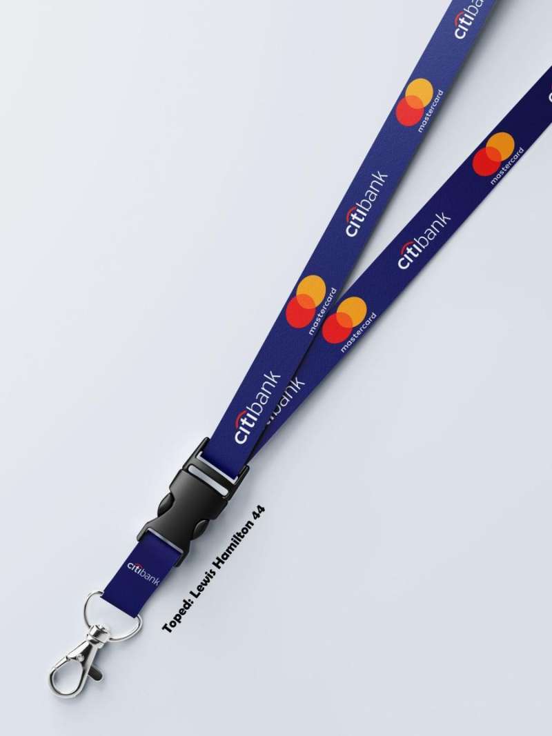 Jual Lanyard Dua Sisi Custom Satuan Bank Citibank Mastercard di Seller ...