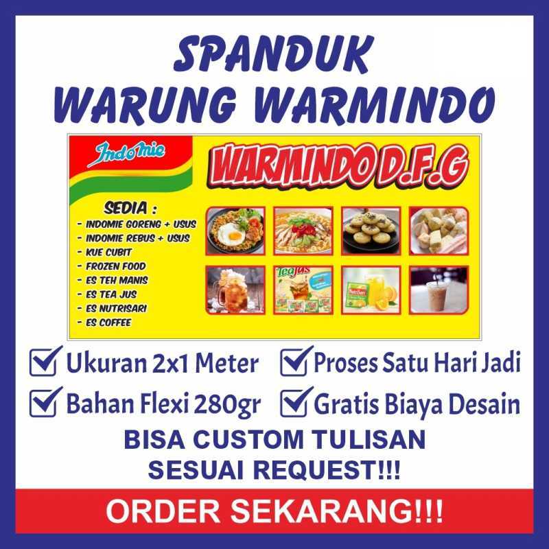 Promo Spanduk Sepanduk Bener Banner Backdrop Promosi Usaha Warung ...