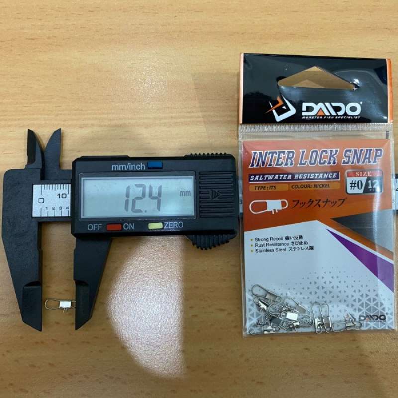 Promo Daido Interlock Snap Saltwater Resistance Ukuran 0 Sampai 2 ...
