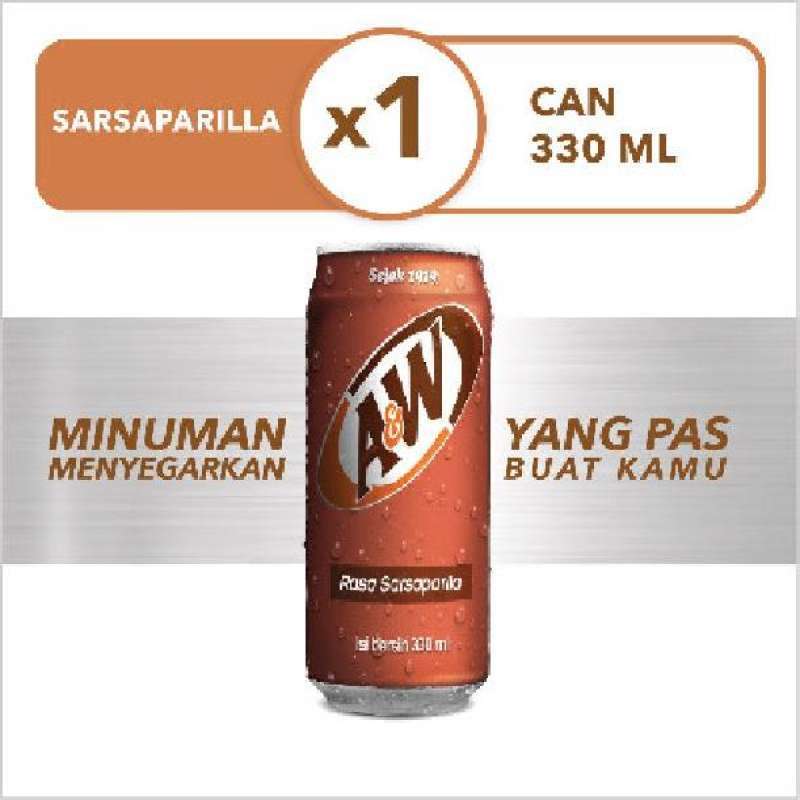 Jual A&W | AW Kaleng 330mL | Root Beer di Seller ToscaToserba ...
