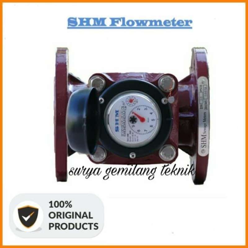 Jual FLOW METER AIR LIMBAH SHM WATER METER AIR KOTOR 4IN FLOW METER SHM ...