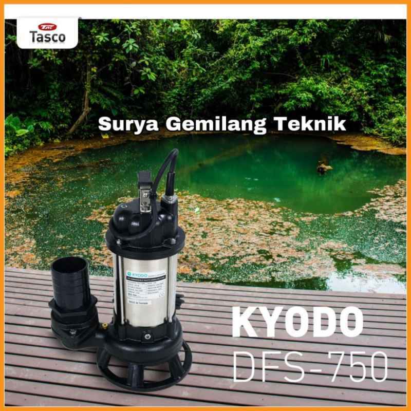 Jual Pompa Celup Kyodo DFS750-1Hp 3In Sumbersible Pump Mesin Pompa ...