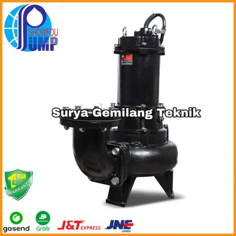 Jual Pompa Limbah Submersible Pump Showfou FO-532 5HP 380V Pompa Banjir ...