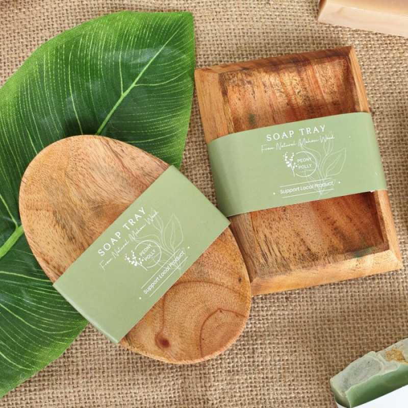 Promo Soap Tray Natural / Alas Sabun / Tatakan Sabun Kayu - NATURAL ...
