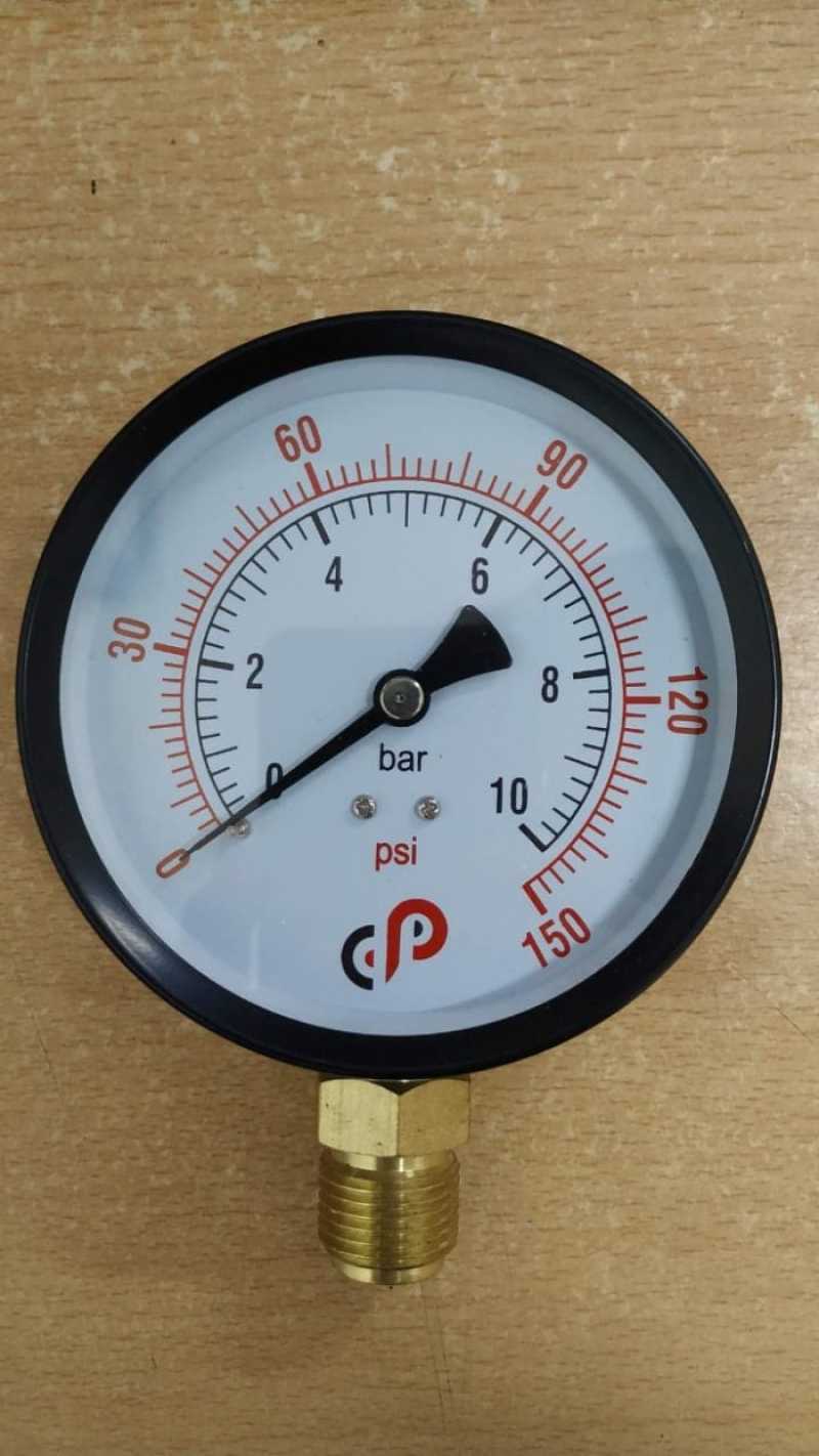 Jual Dry Pressure Gauge | Alat Ukur Tekanan (Size : 10, 16, 25 , 40, 60 KG) di Seller Odettee ...