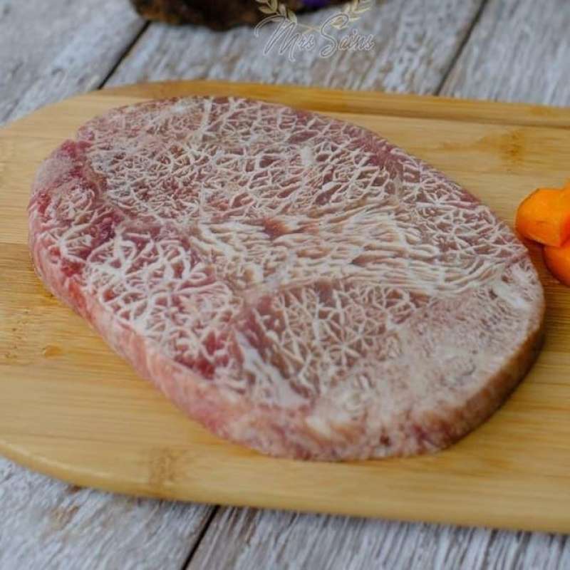 Jual Mrs.sains Wagyu Sirloin beef steak porsi per vacuum pack 1 porsi ...