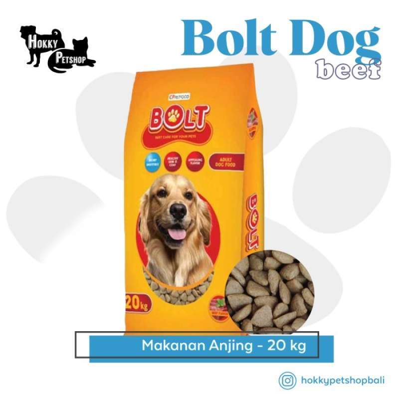 Promo Bolt Dog 20 Kg / Makanan Anjing Bolt Dog 20 Kg / Bolt Segitiga ...