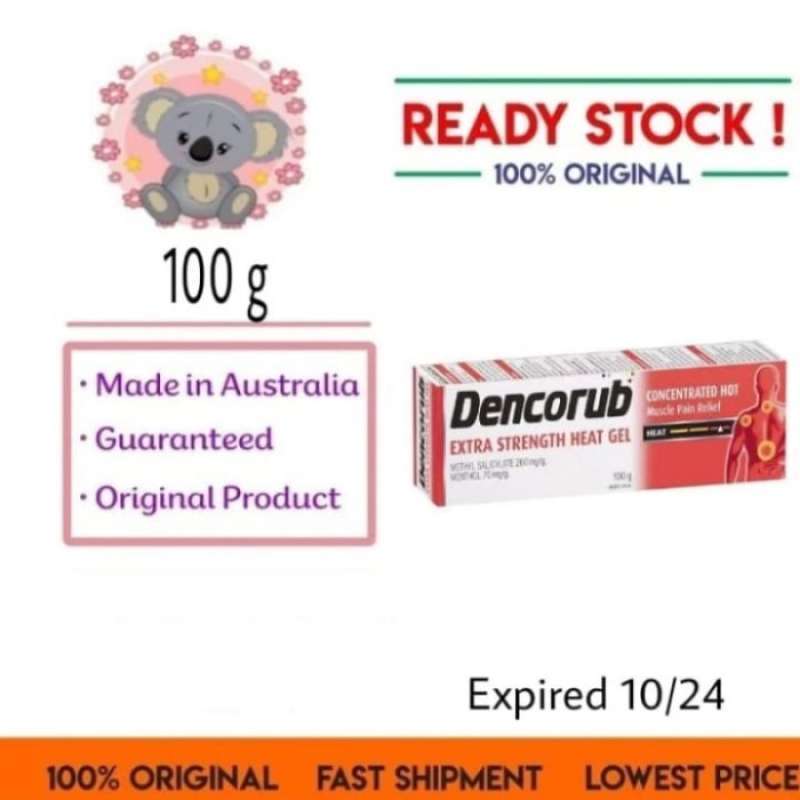 Promo dencorub extra strength heat gel 100g Diskon 16% di Seller Alfa ...