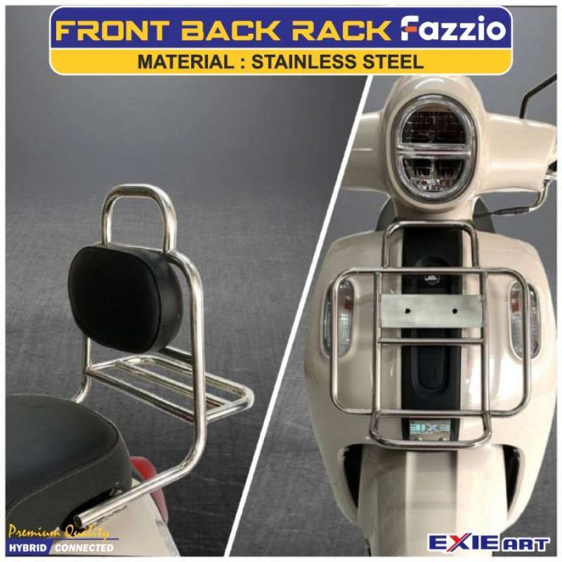 Promo Rak Depan Belakang Stainless Satu Set - Front Back Rack Yamaha ...