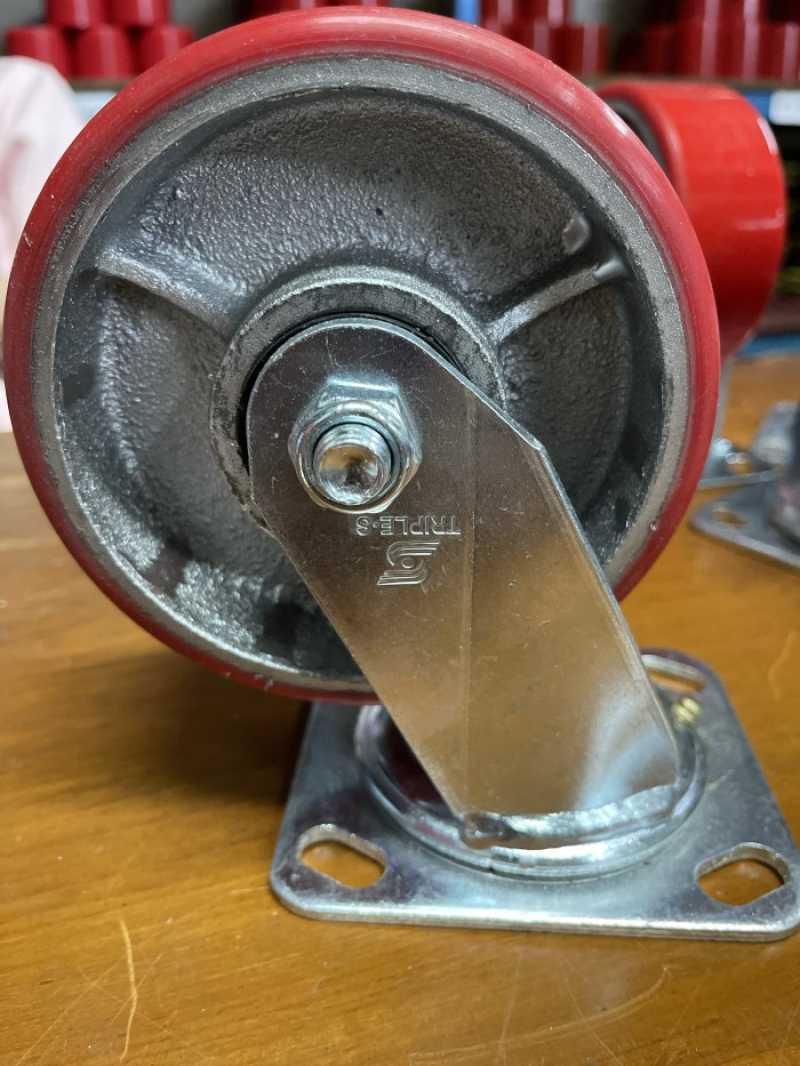 Promo Roda Trolley Pu Heavy Duty 5 inch Hidup Diskon 23% di Seller Axie ...