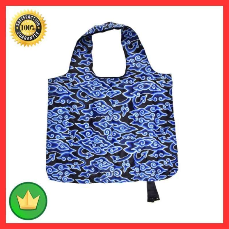 Promo Tas Belanja Motif Batik Mega Mendung Biru Diskon 19% di Seller ...
