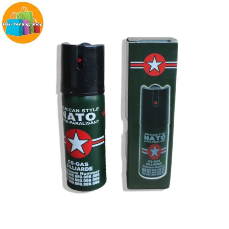 Jual Gas air mata NATO/pepper Spray 60ml/gas semprotan mericca NATO di ...