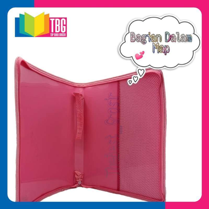 Jual 1 Pcs Map Jala Resleting Solid Colour R&r Zipper Bag Tas Dokumen ...