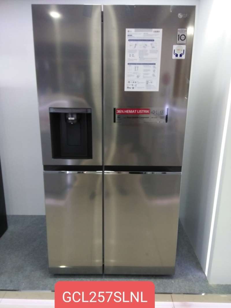 Jual LG GCL257SLNL Kulkas Side By Side Refrigerator di Seller Setia Makmur Official Store ...