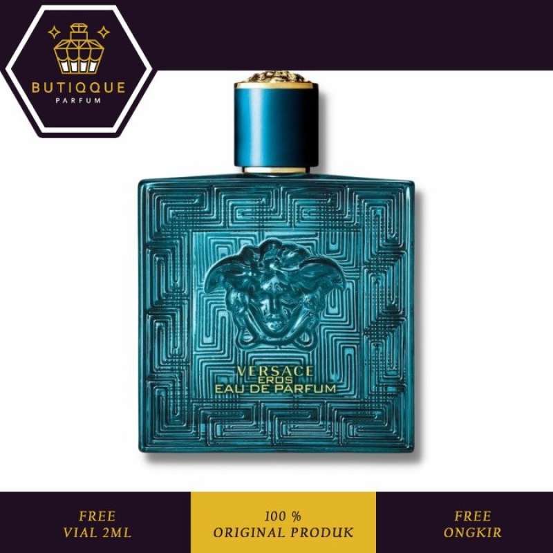 Promo Versace Eros EDP 100ml Original Full Set Diskon 25% di Seller ...