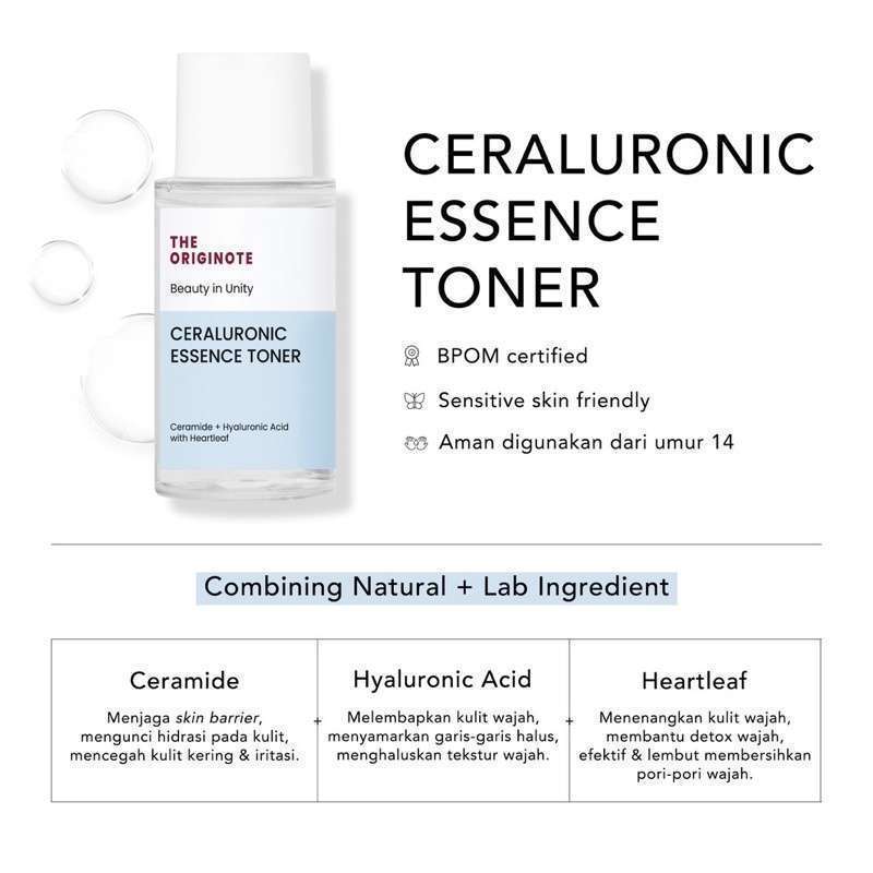 Jual THE ORIGINOTE - Ceraluronic Essence Toner 80ml di Seller ...