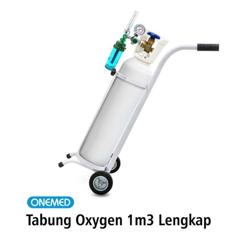 Jual Oksigen 1M3 Lengkap Tabung Oxygen Trolly Regulator Onemed di Seller azzastore - Kota ...