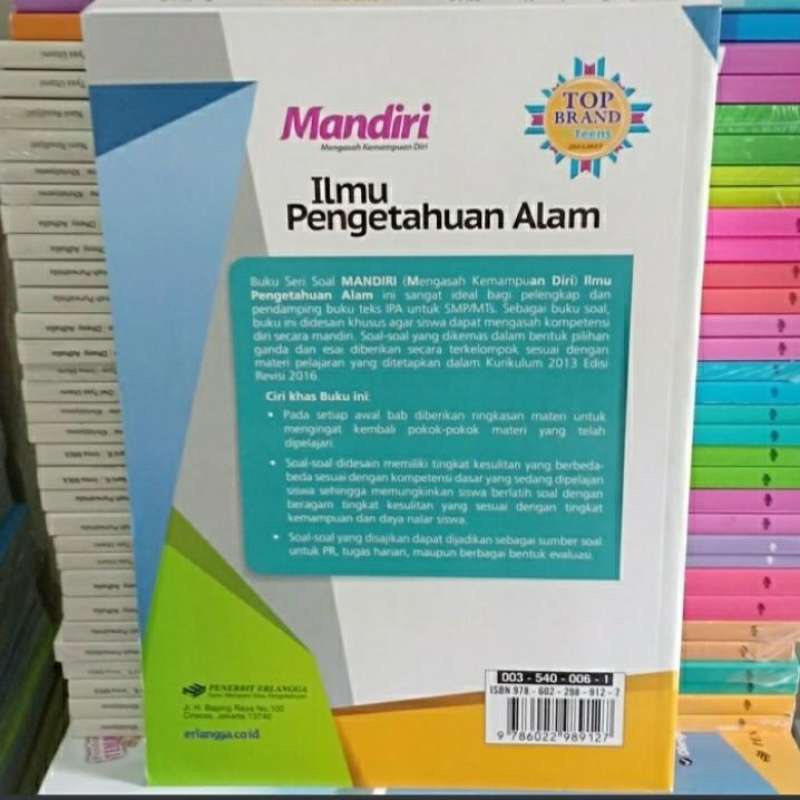 Jual Buku Soal Mandiri Ipa 2 Smp/mts Kelas 8 (viii) Revisi K13n Di ...