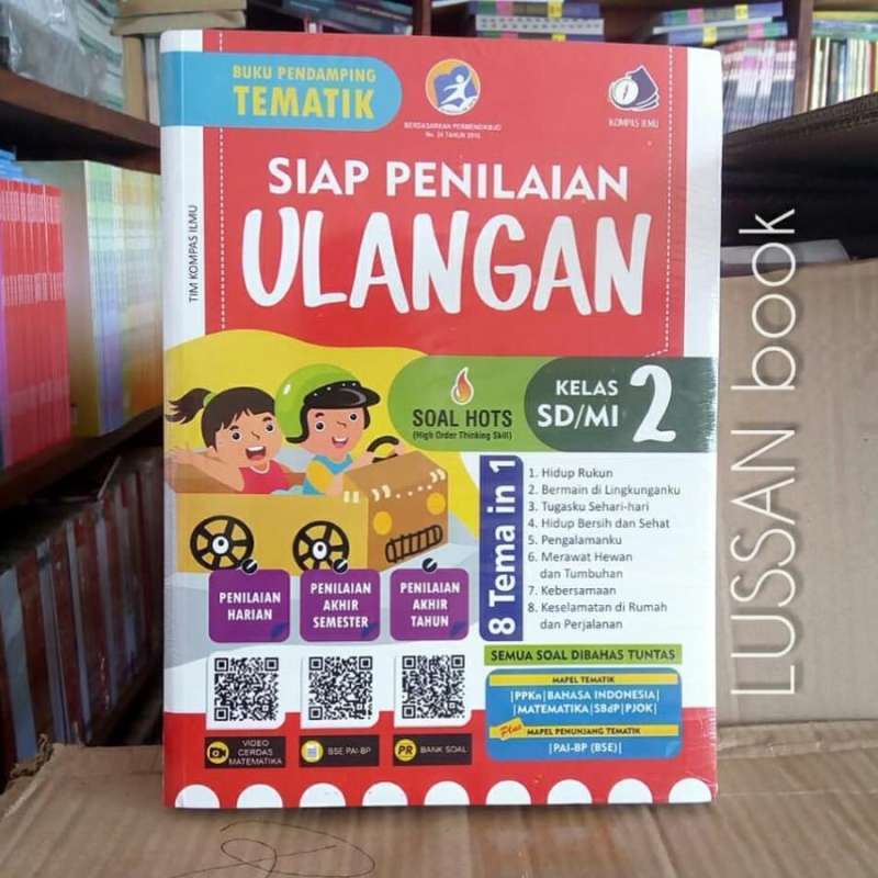 Jual Siap Penilaian Ulangan Sd Kls 2. Buku Pendamping Tematik Sd Edisi ...