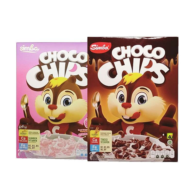 Promo Simba Choco Chips Sereal - Kotak Kecil 170gr - Cokelat Diskon 4% ...